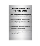 Fire Safety Door & Stairs Signs