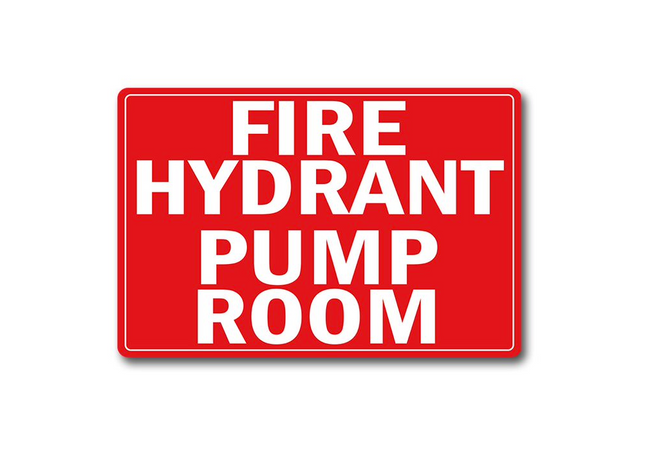 Firebox AustraliaPVC Fire hydrant pump room location Sign | by Firebox ...