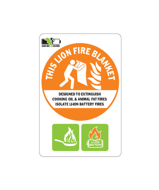 FireboxLionFire blanket location sign | by Firebox Australia