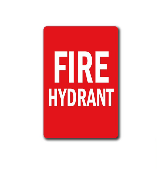 FireboxPVC Fire hydrant location Sign | by Firebox Australia