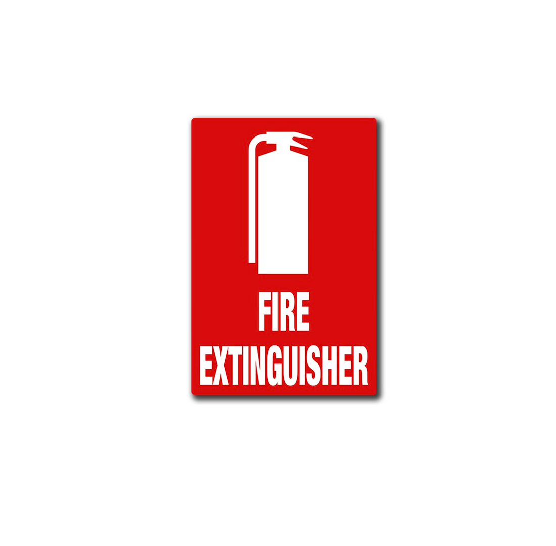 FireboxSmall Self-adhesive PVC Fire extinguisher location Sign | by ...